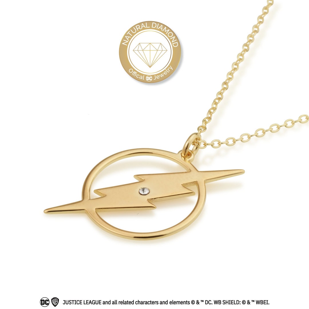 The Flash Necklace, Lightning Bolt Pendant, Thunderbolt Necklace, Flash ...