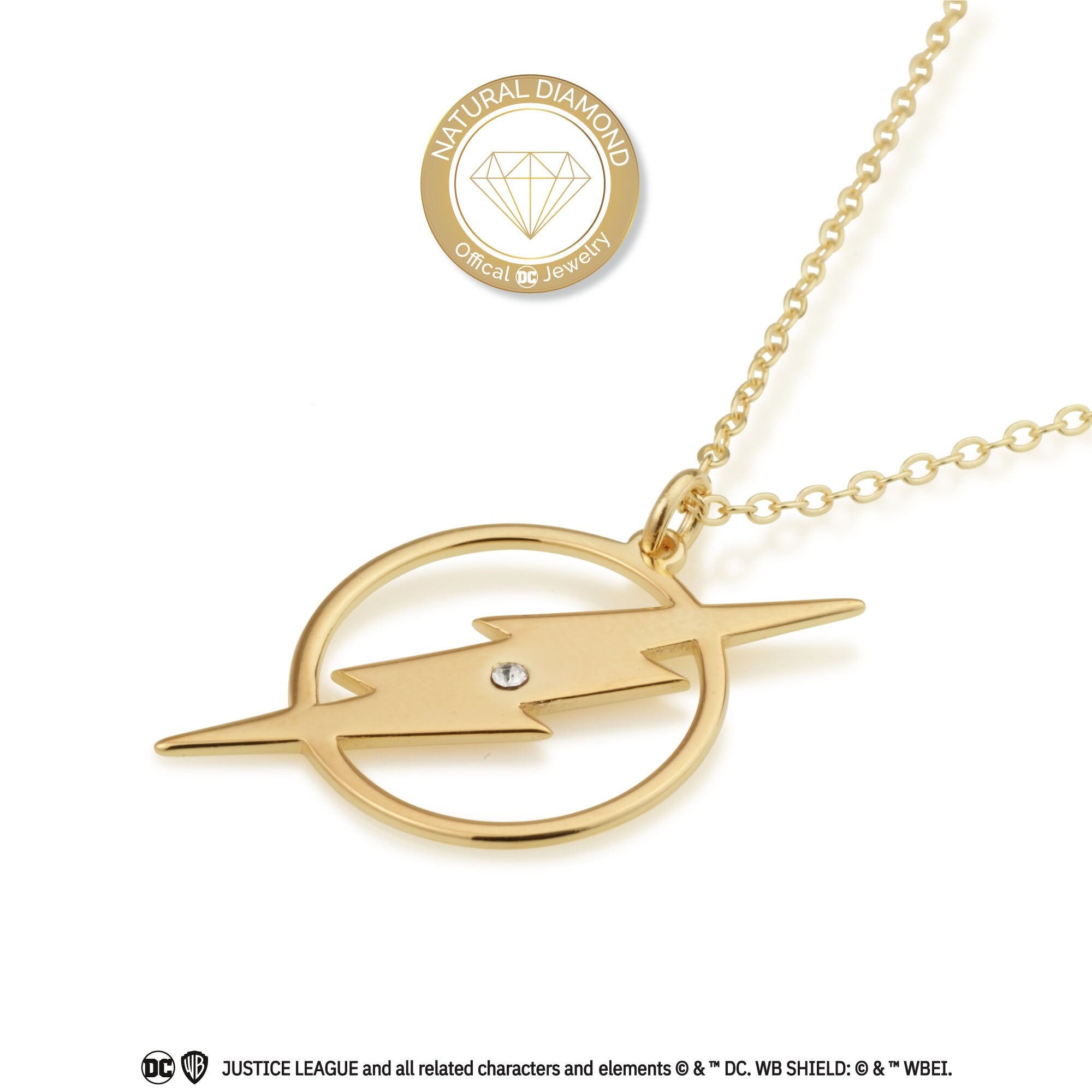 The Flash Necklace, Lightning Bolt Pendant, Thunderbolt Necklace, Flash ...