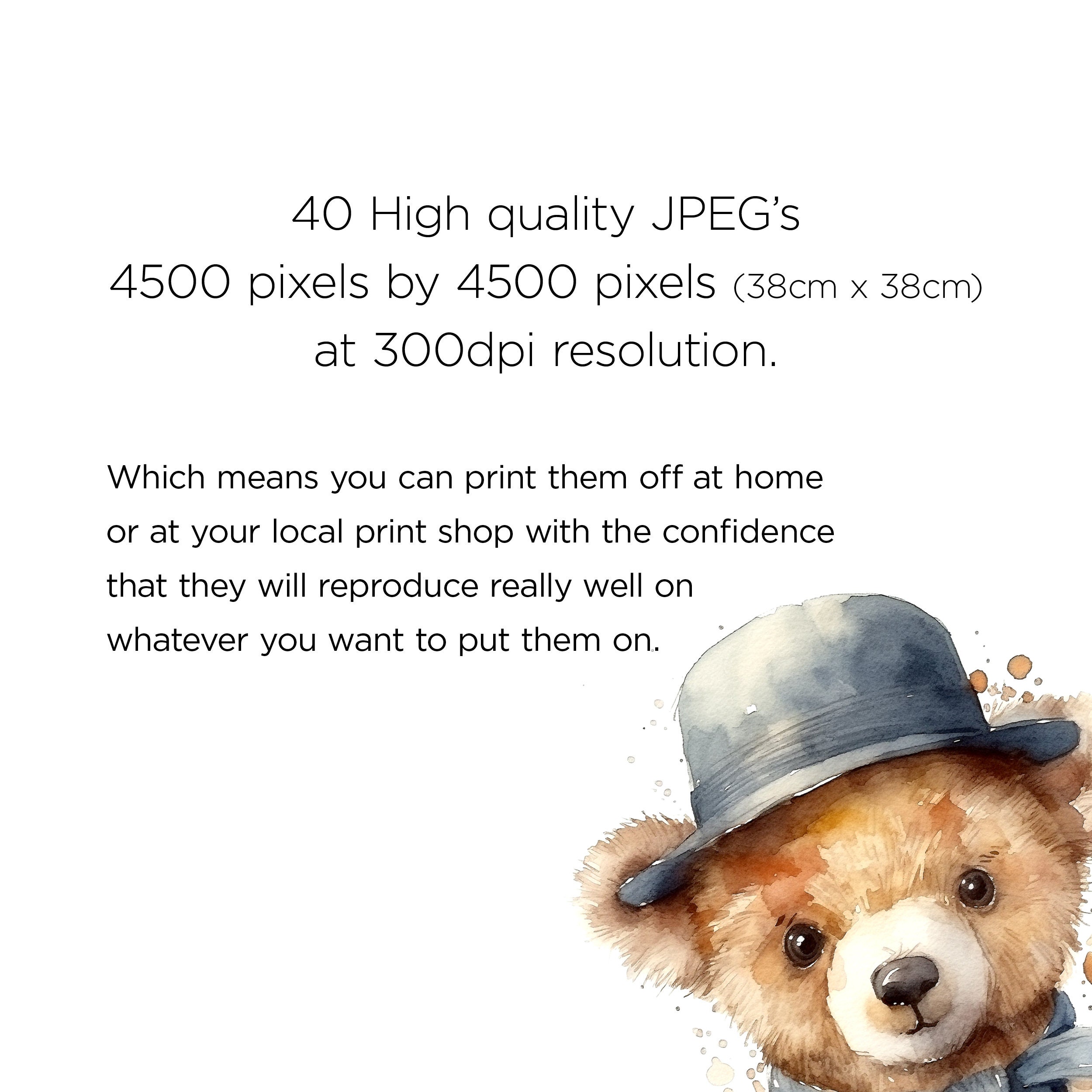 Teddy Bear Clipart Pack Toy Art 40 High Quality Jpgs Card - Etsy