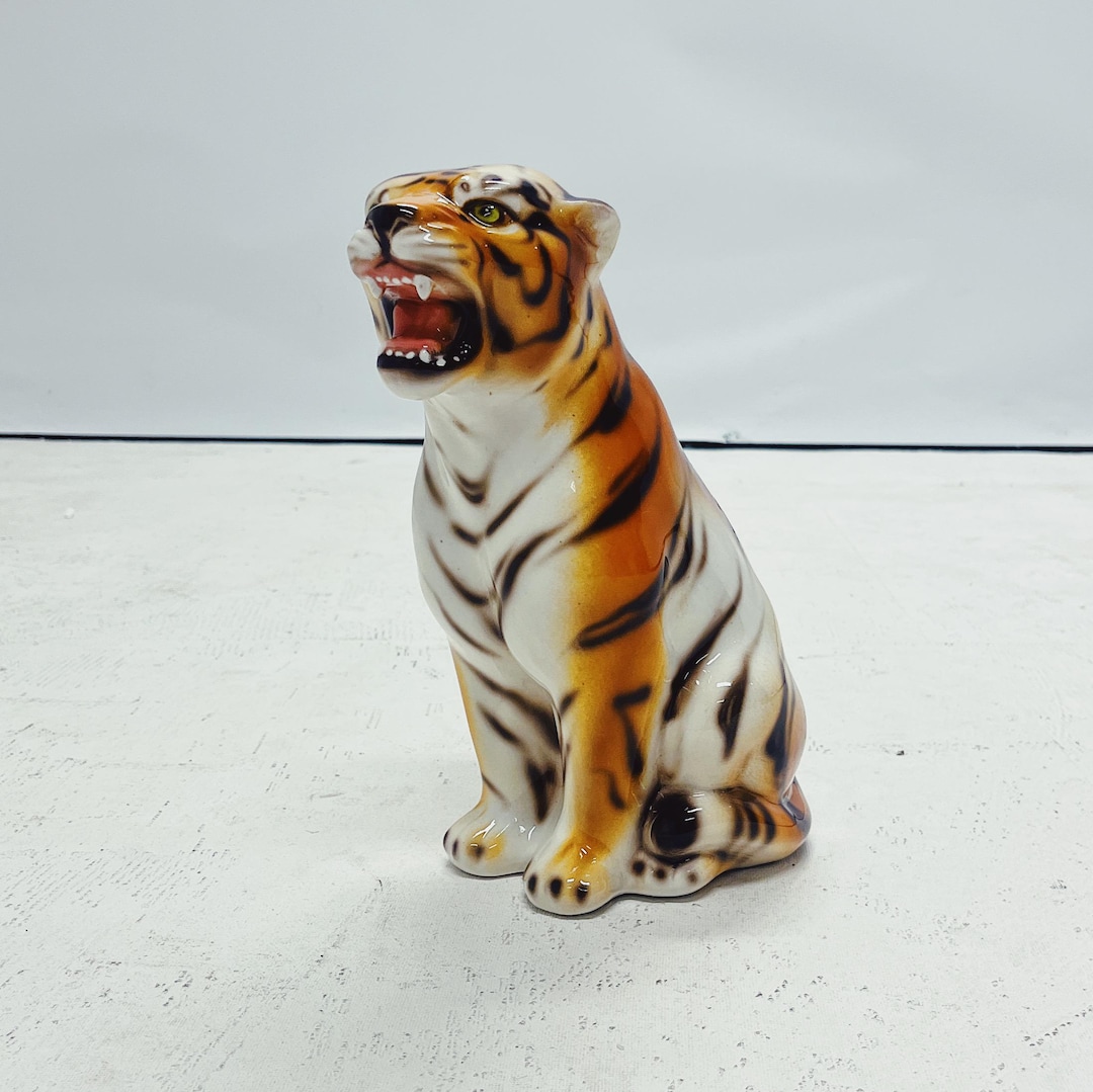 Tiger Statue Ceramic - Etsy