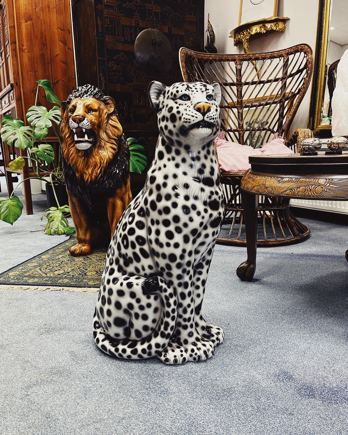 Snow Leopard Ceramic - Etsy