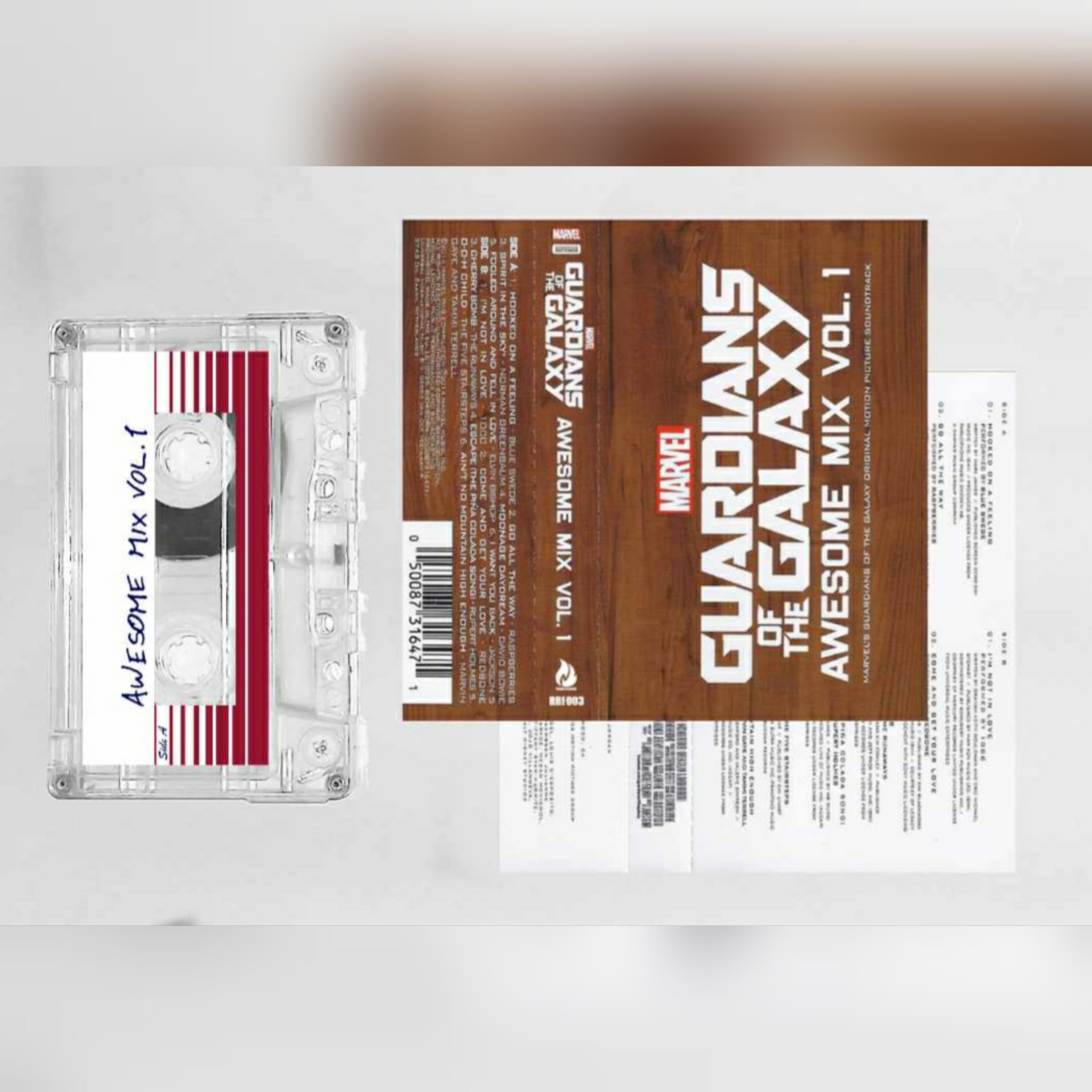 Ost. Guardians of the Galaxy Awesome Mix Vol. 1 Audio Cassette - Etsy