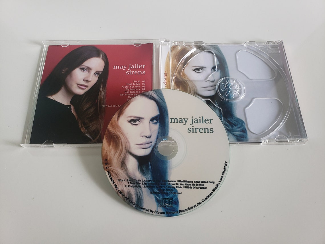 Lana Del Rey : May Jailer Sirens Audio Custom CD - Etsy