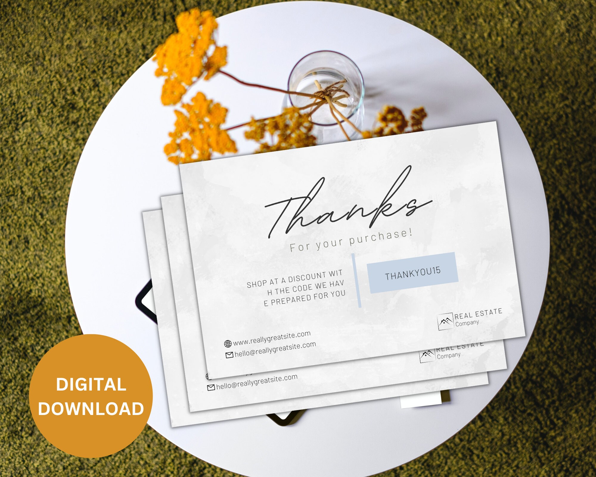 Tarjetas de agradecimiento IMPRIMIBLES Tarjetas de - Etsy México