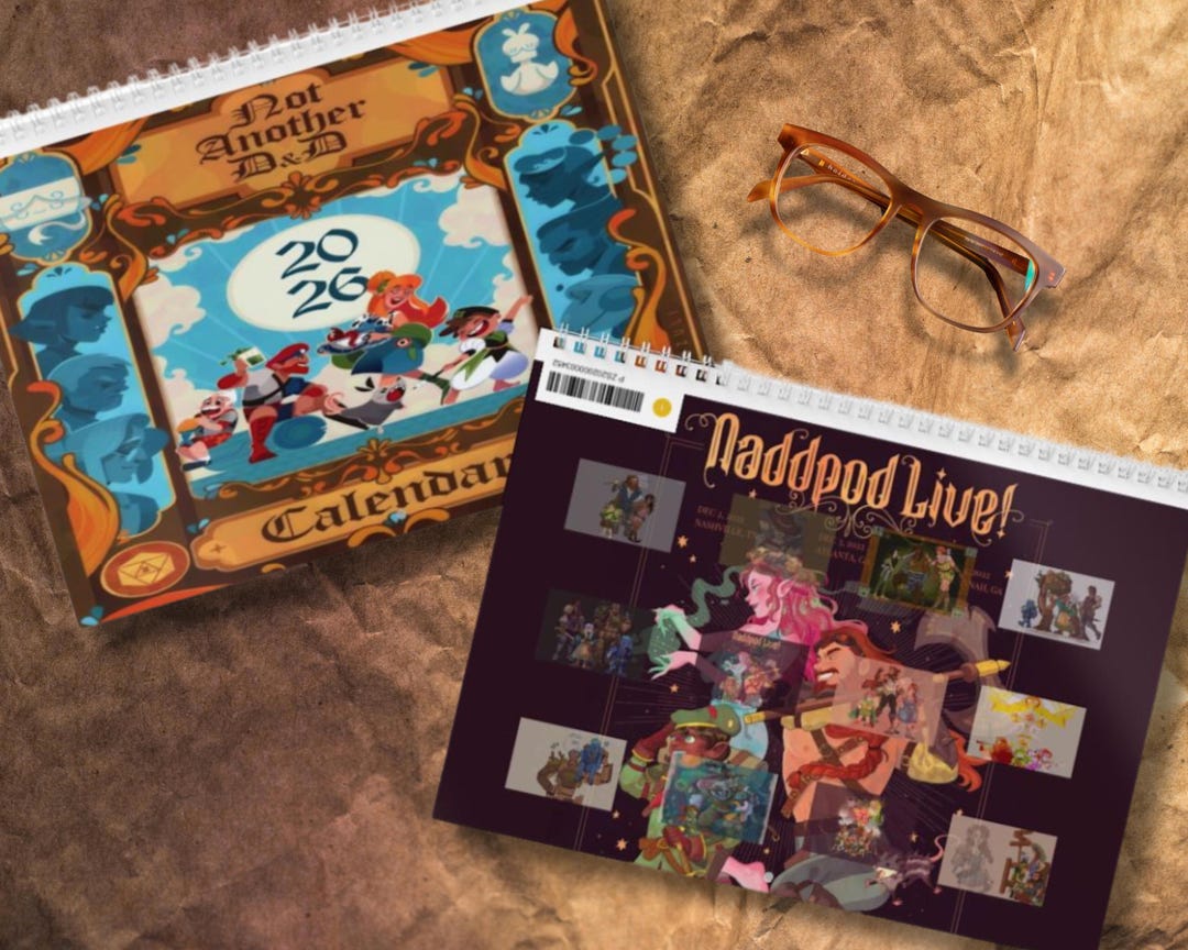 Naddpod Calendars 2026, Fantasy Podcast, Funny Fantasy Adventure ...