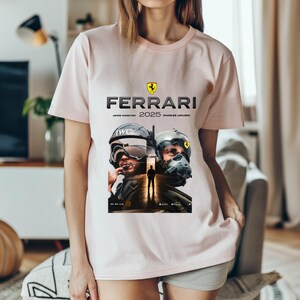 Vintage Hamilton Ferrari F1 Oversize Shirt, Formula One Merch, Unisex ...