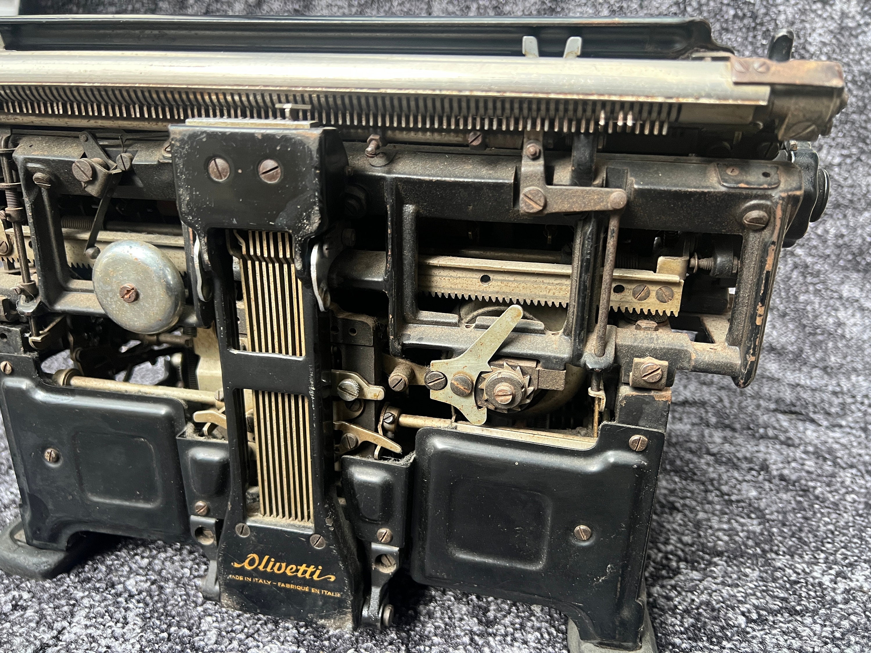 Vintage 1939 Olivetti M40 Typewriter Great Condition Classic Black - Etsy