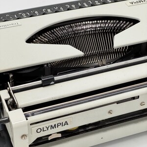 Olympia Traveller Vintage Typewriter: Portable Retro Writing Machine - Etsy