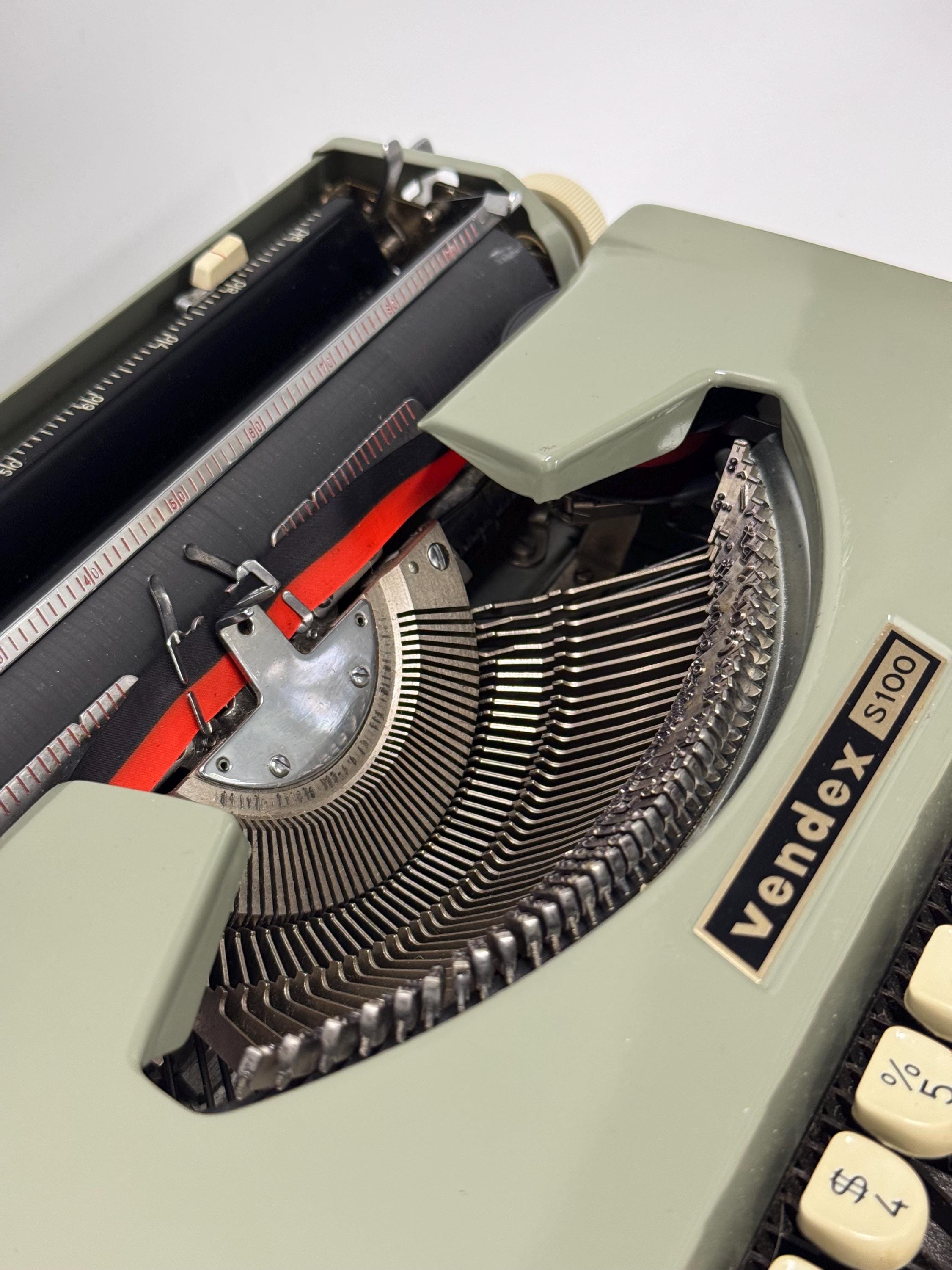 Vintages Vendex S100 Typewriter - 1970s Retro Office Decor - Fully ...