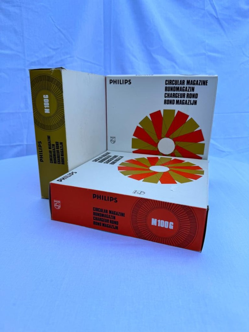 Vintage Philips M100 G Circular Magazine - Retro Film Photography ...