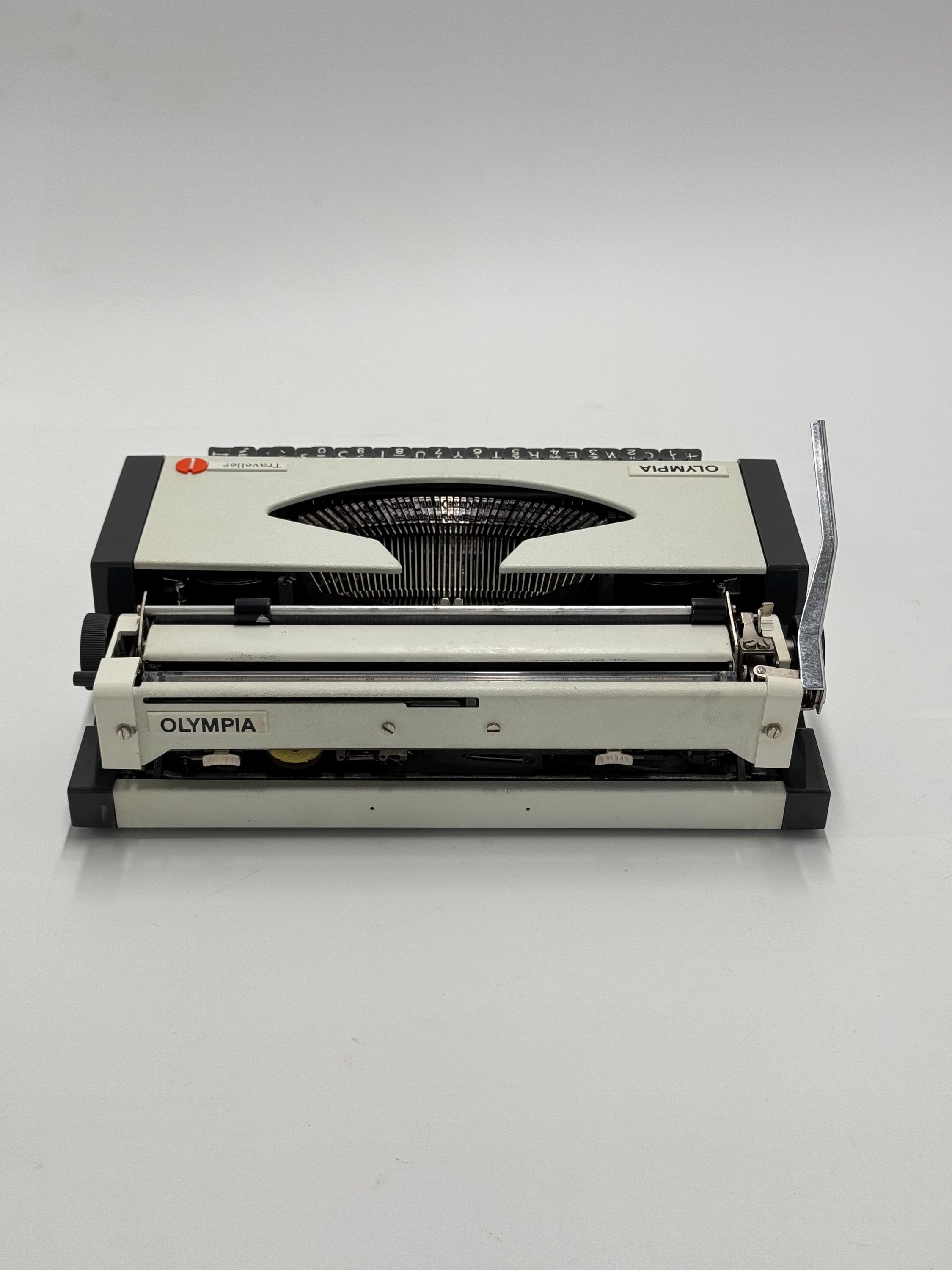 Olympia Traveller Vintage Typewriter: Portable Retro Writing Machine - Etsy