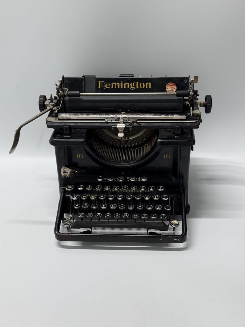 Remington Standard 16 Typewriter - Vintage Writing Charm & Precision - Etsy