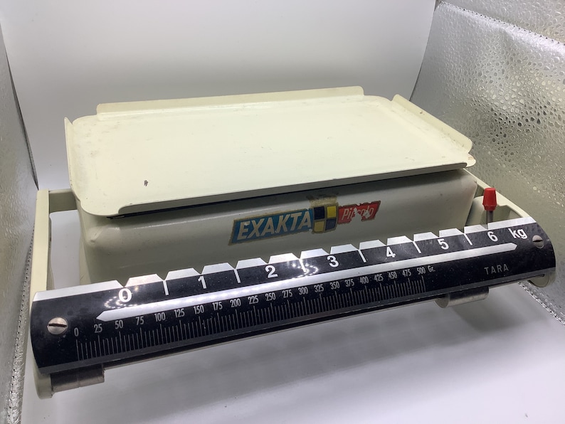 Vintage Exakta Piccolo Kitchen Scale,exakta Picolo,german Made Scale ...