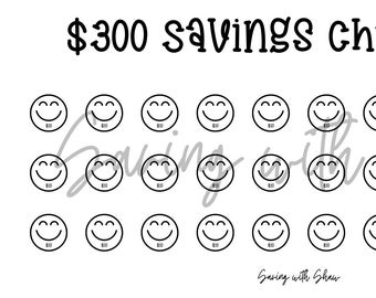 Mini Smiley Face Savings Challenge - Etsy