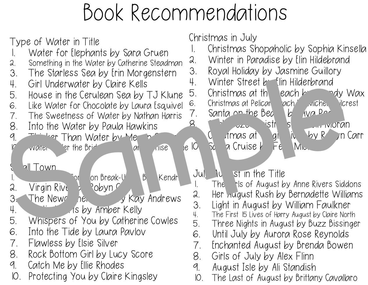 The Ultimate Summer Reading Bundle - Etsy