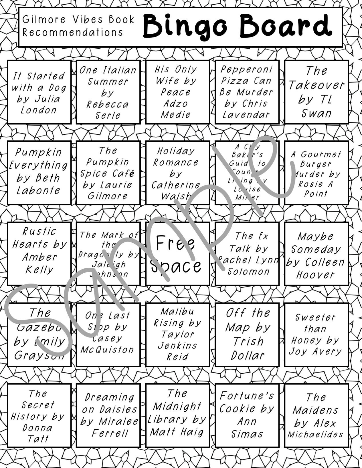 Return to Stars Hallow Reading Challenge Bundle: Gilmore Girl Fans ...