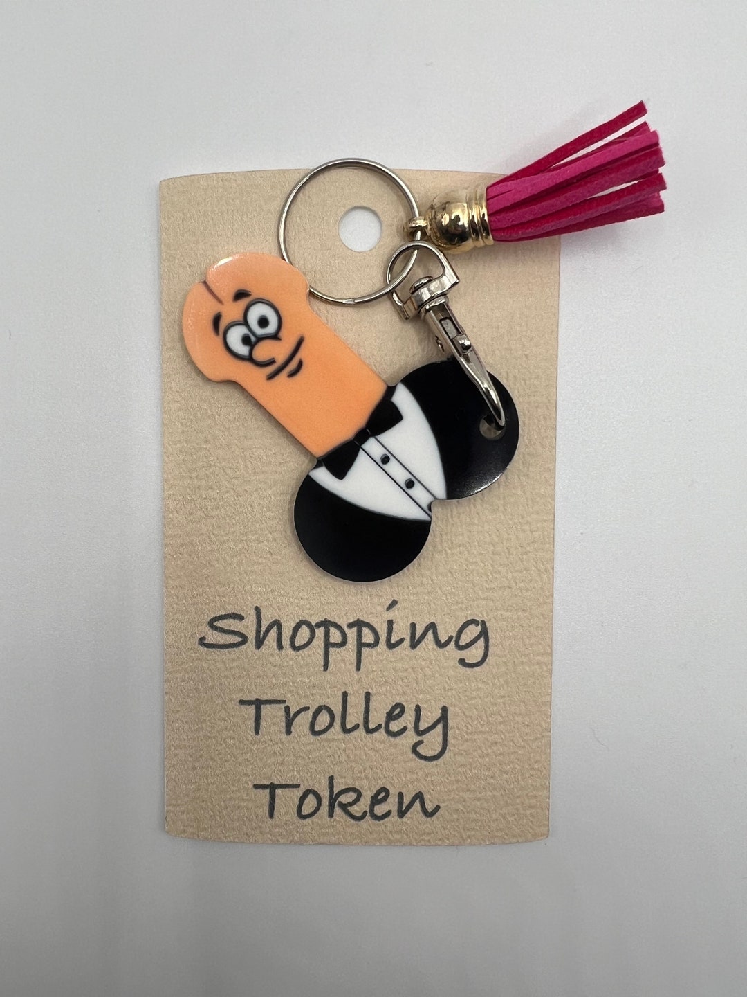 Bond Willy Shopping Trolley Token - Etsy