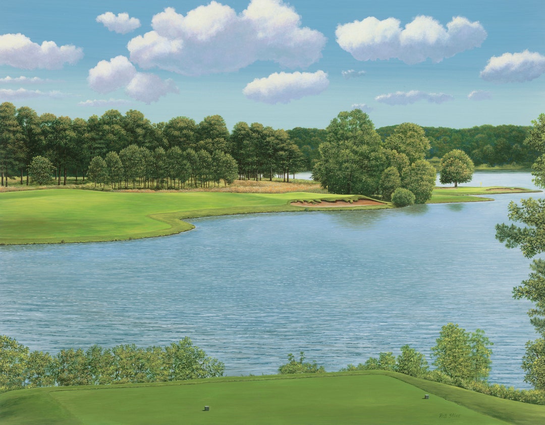 The Golf Club at Cuscowilla 10th Hole Golf Wall Art Golf - Etsy