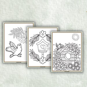 Birds Activity Bundle, Birds Printable Collection, Preschool Animal ...