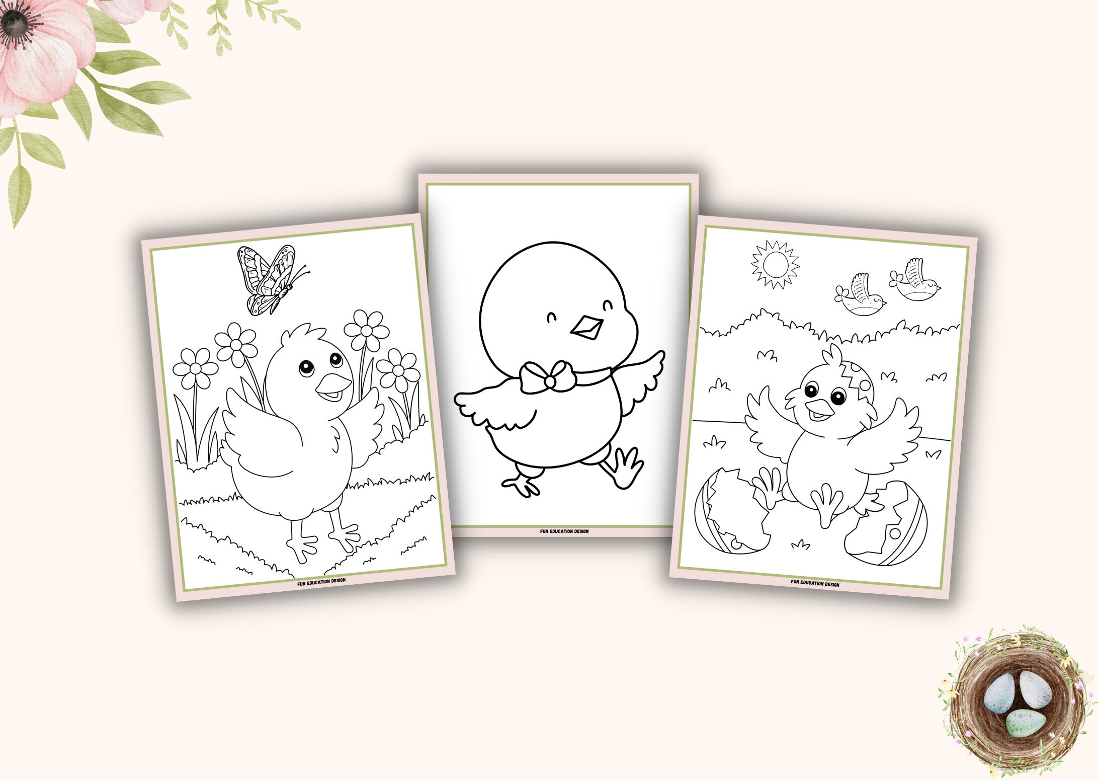 Easter Coloring Pages, Easter Preschool Activities, Printable Easter ...