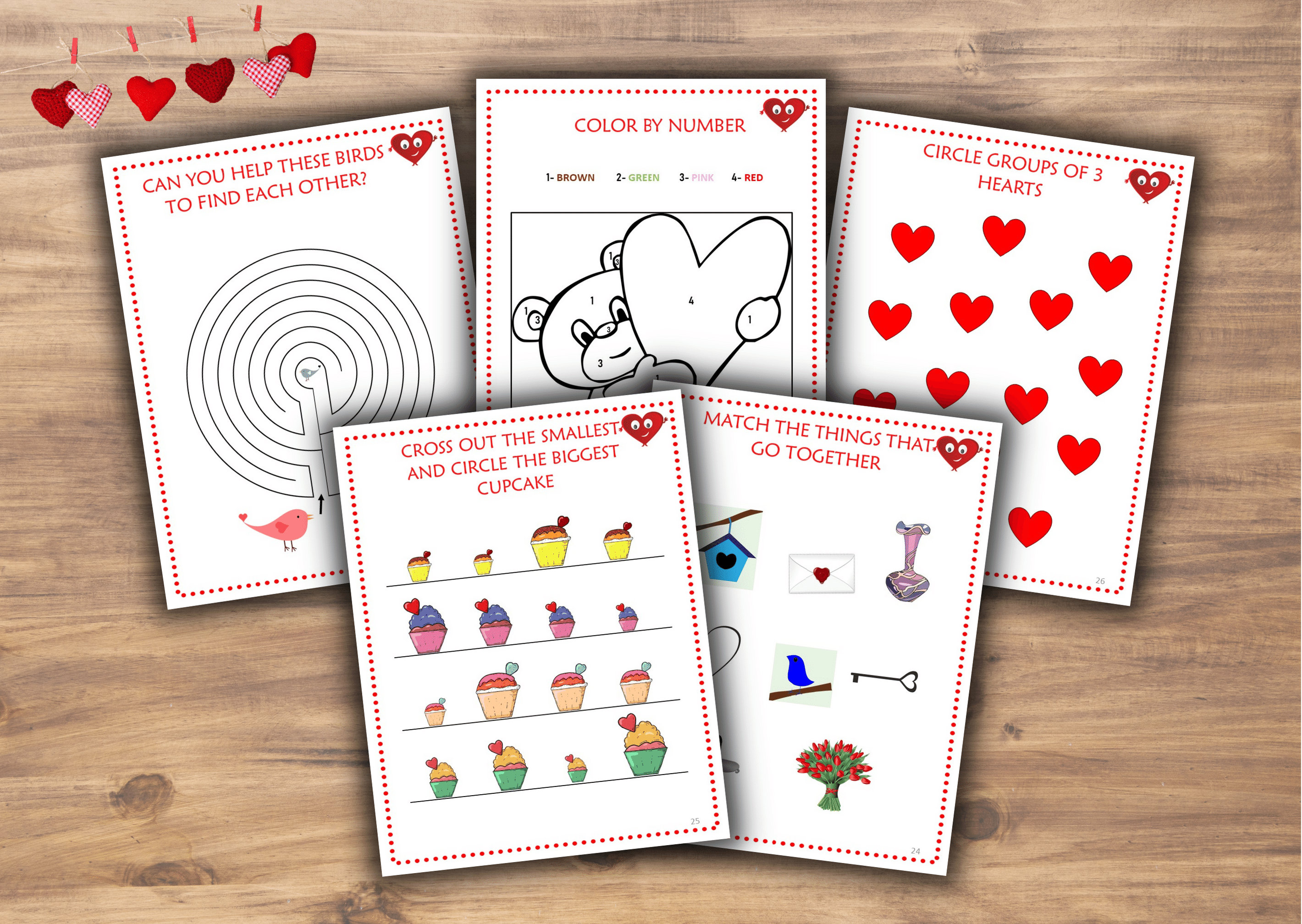 Valentines Day Activity for Kids. Classroom Valentines Fun Preschool ...
