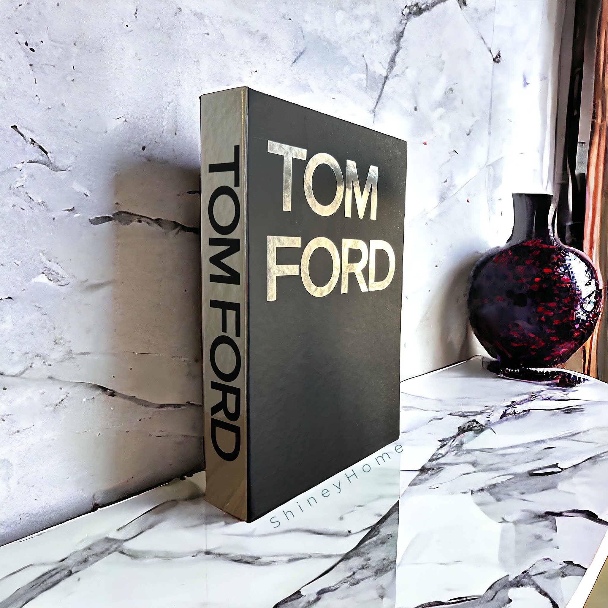 Luxury Decorative Book Box, Tom Ford Book Box, Openable Book Box, Home ...
