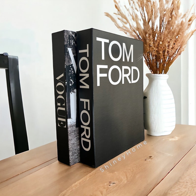 Luxury Decorative Book Box, Tom Ford Book Box, Openable Book Box, Home ...