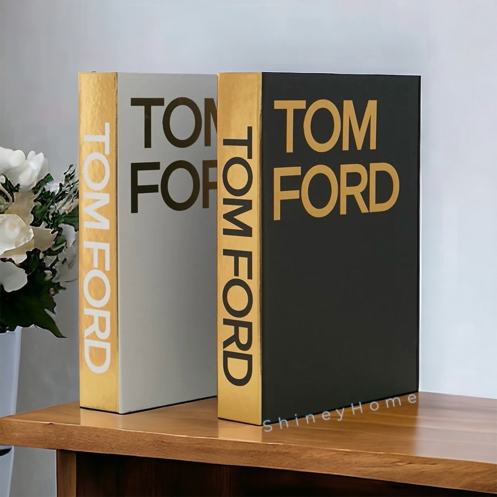 Luxury Decorative Book Box, Tom Ford Book Box, Openable Book Box, Home ...