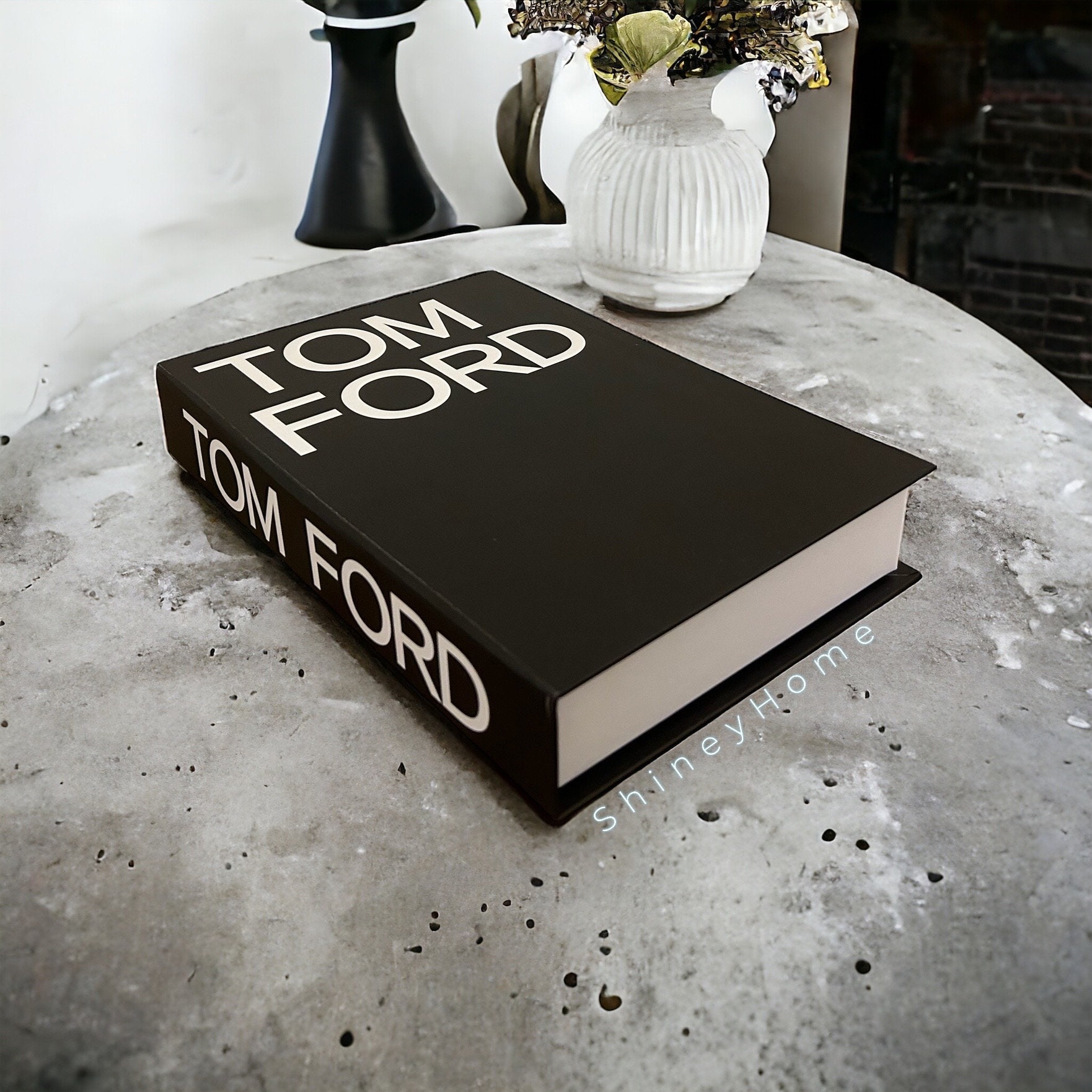 Luxury Decorative Book Box, Tom Ford Book Box, Openable Book Box, Home ...