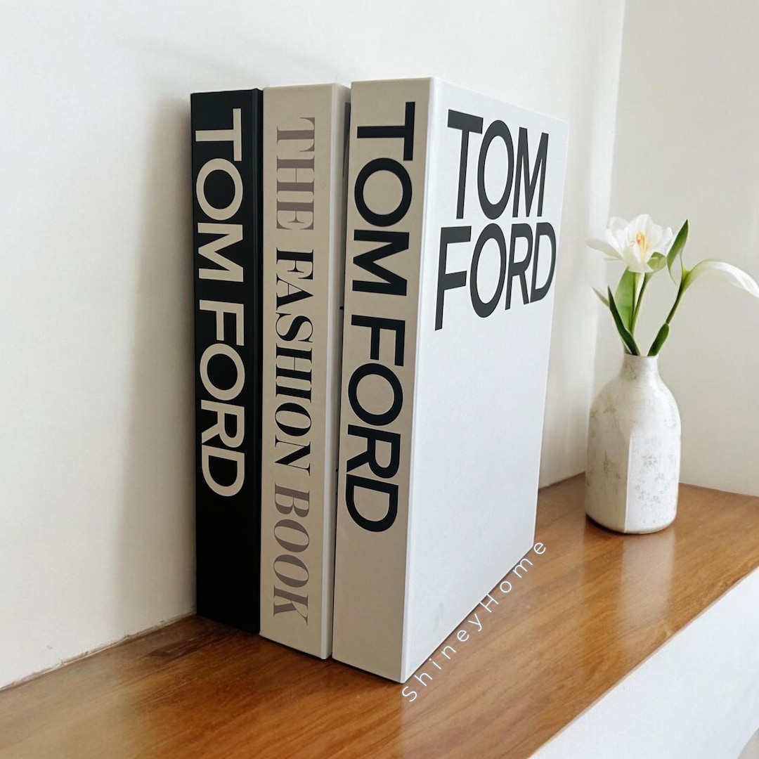 Luxury Decorative Book Box, Tom Ford Book Box, Openable Book Box, Home ...