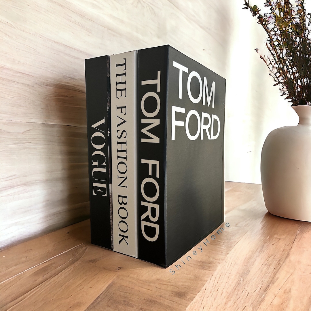 Luxury Decorative Book Box, Tom Ford Book Box, Openable Book Box, Home ...