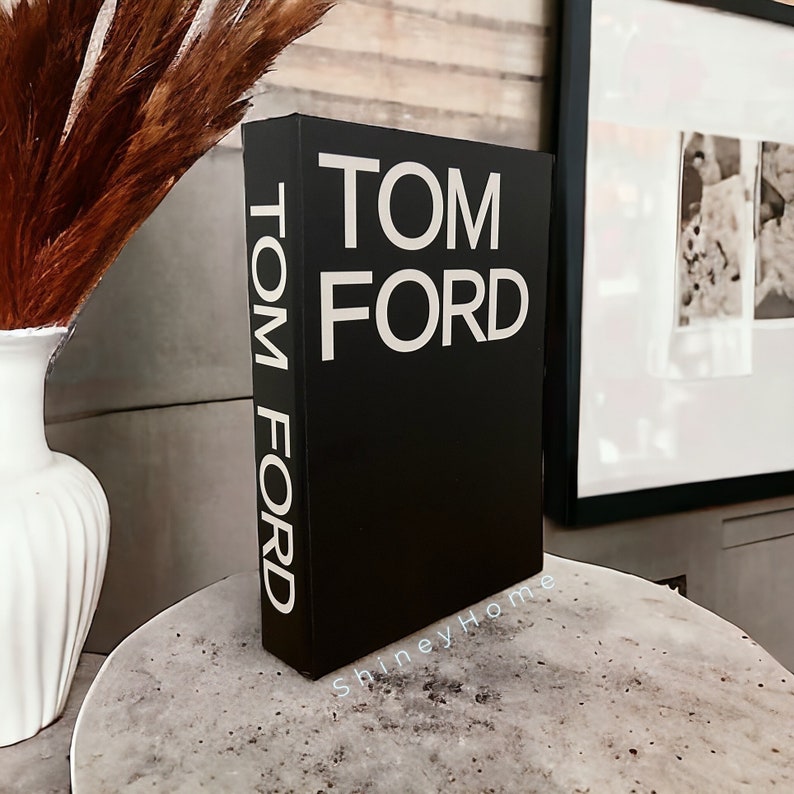 Luxury Decorative Book Box, Tom Ford Book Box, Openable Book Box, Home ...