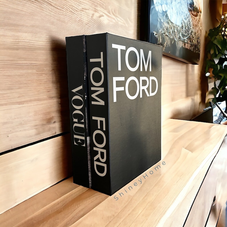 Luxury Decorative Book Box, Tom Ford Book Box, Openable Book Box, Home ...