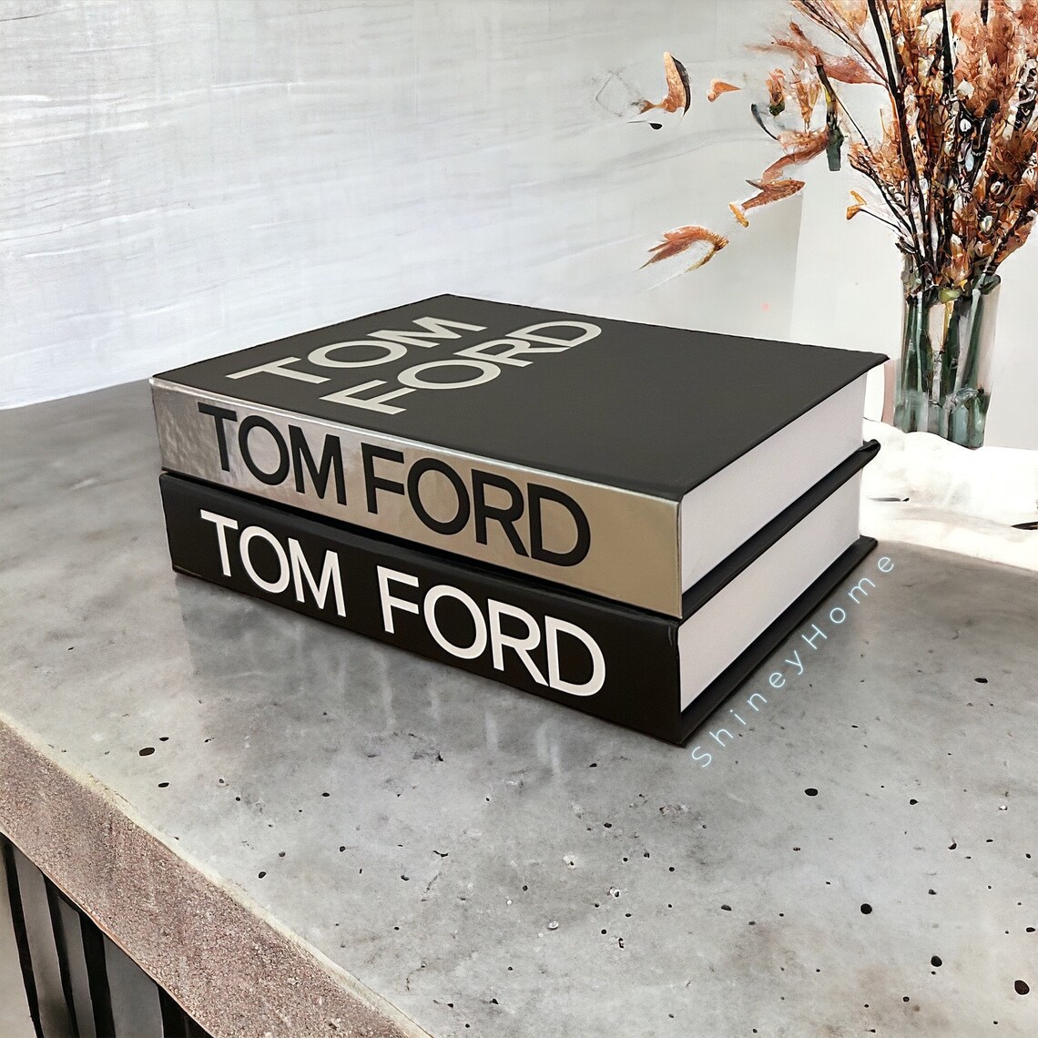 Tom Ford Decorative Book Box: Luxury Home Decor, Openable Storage - Etsy
