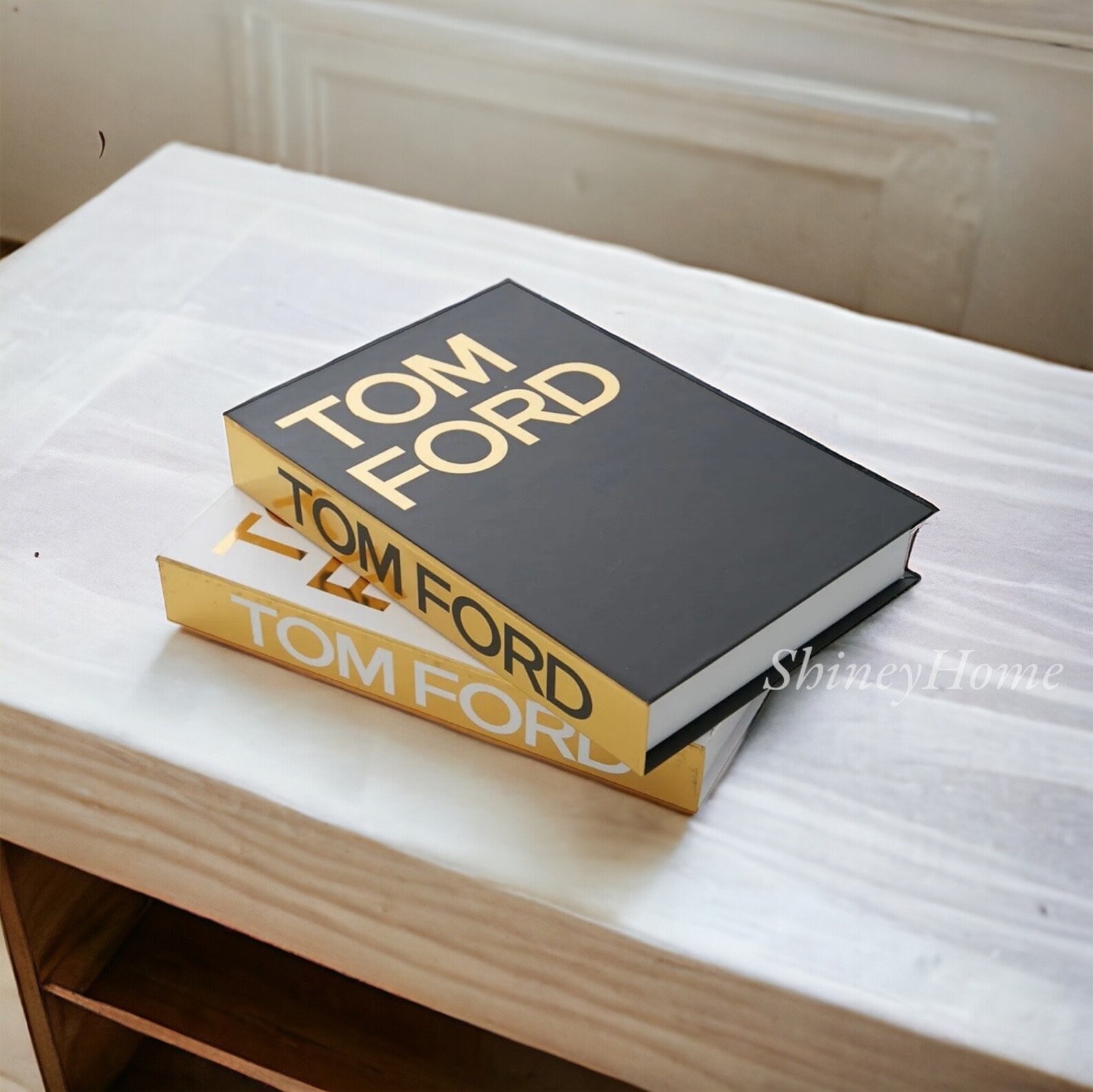 Luxury Decorative Book Box, Tom Ford Book Box, Openable Book Box, Home ...