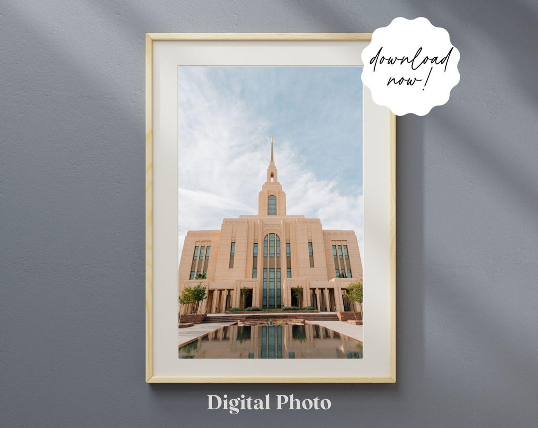 Red Cliffs Temple Digital Photo - Etsy