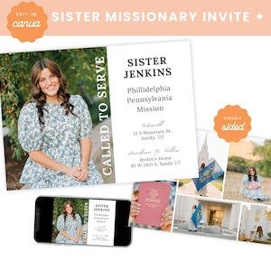 Missionary Invitation | 5x7 Canva Template - Etsy