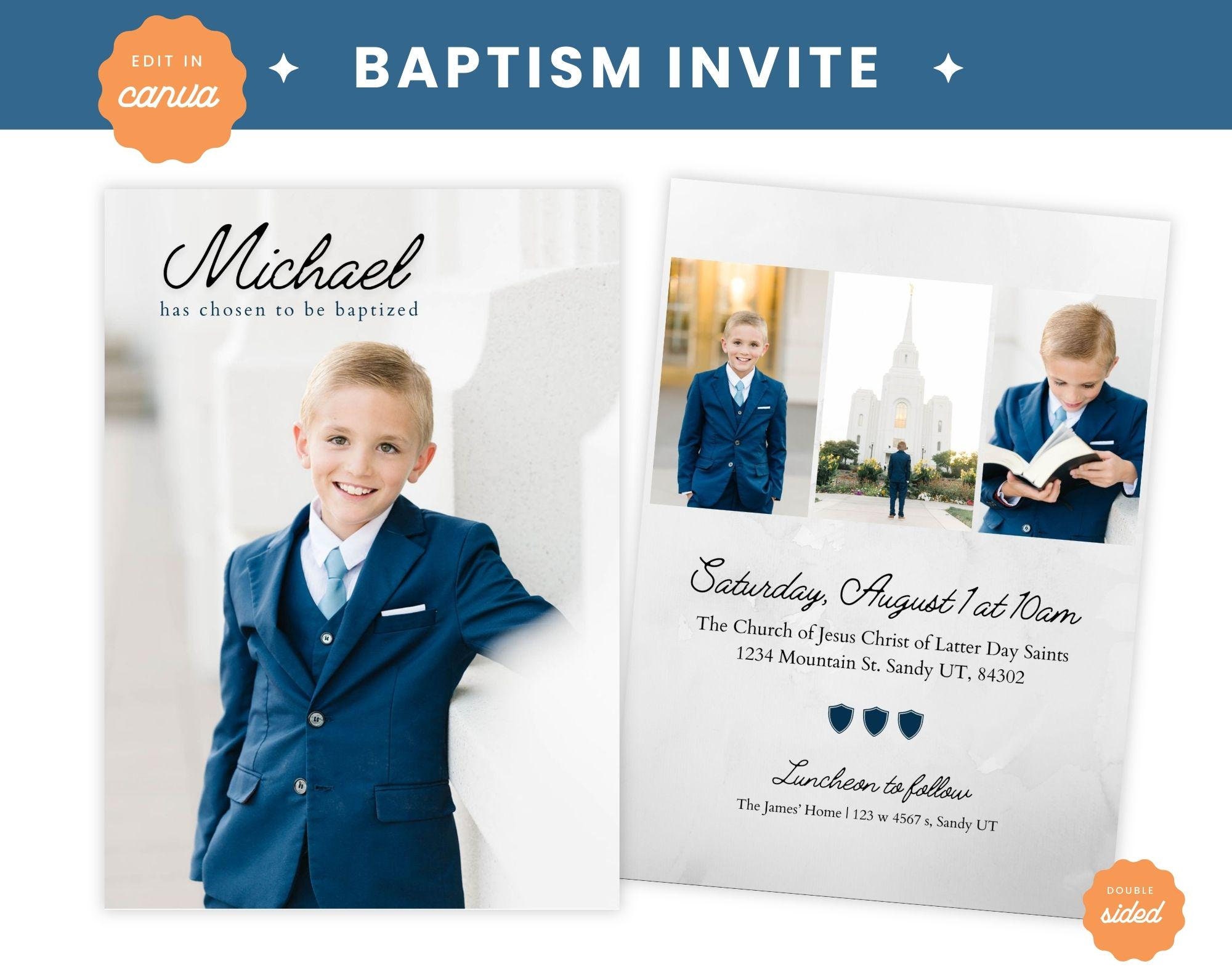 Baptism Invitation - Etsy