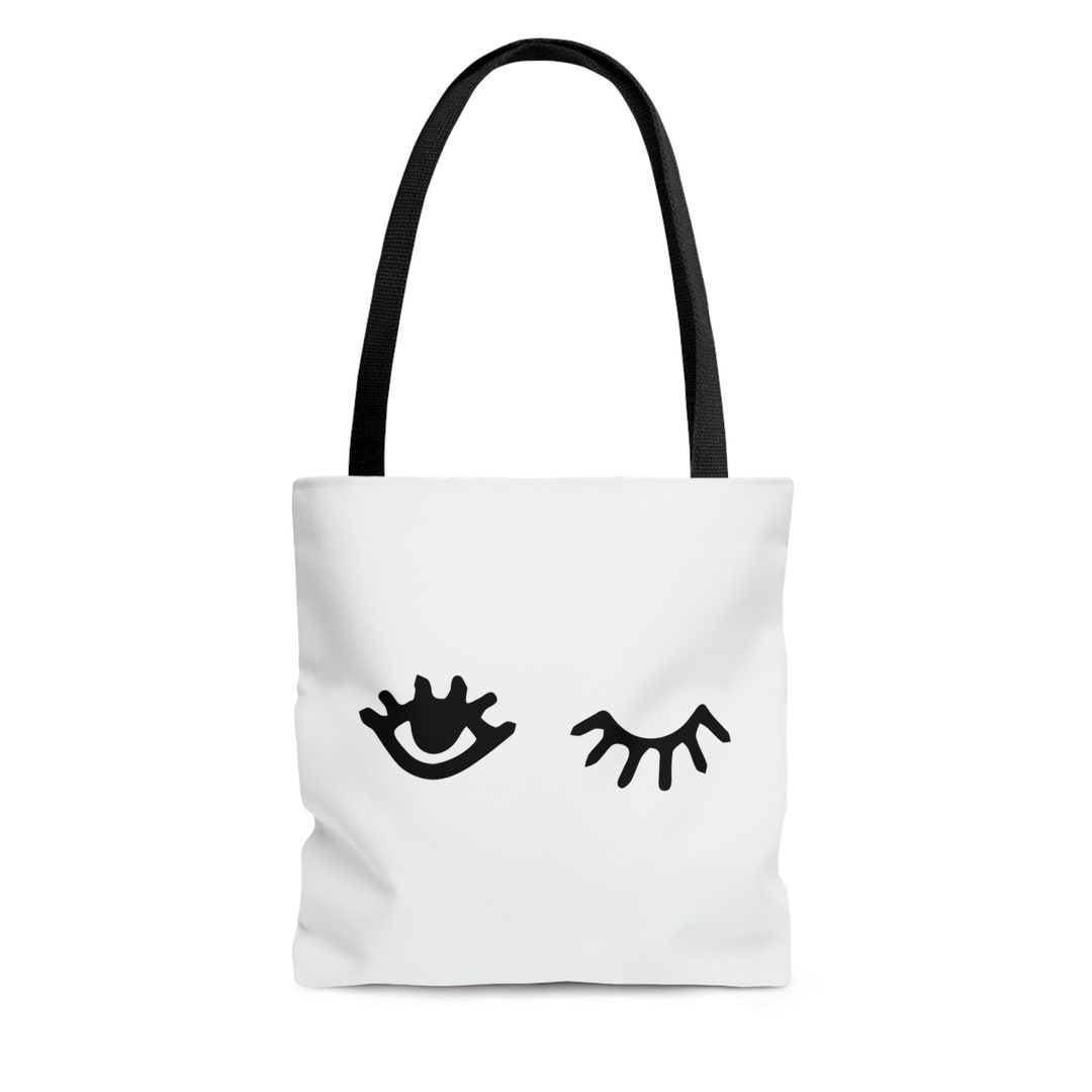 Face Line Art Tote Bag | Face Drawing Tote | Minimalist Tote Bag ...