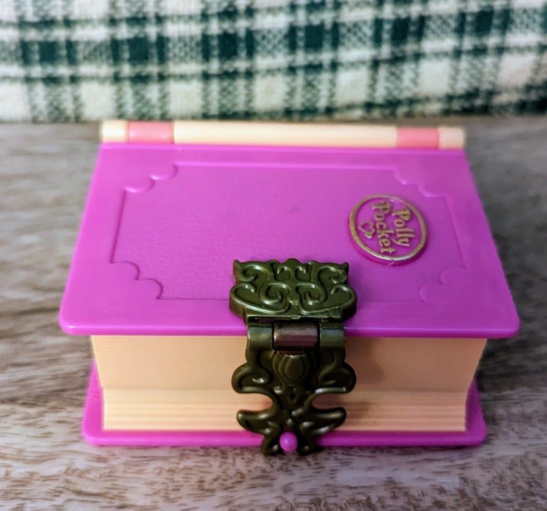 Vintage 1995 POLLY POCKET Pink Storybook Glitter Island Playset Only - Etsy