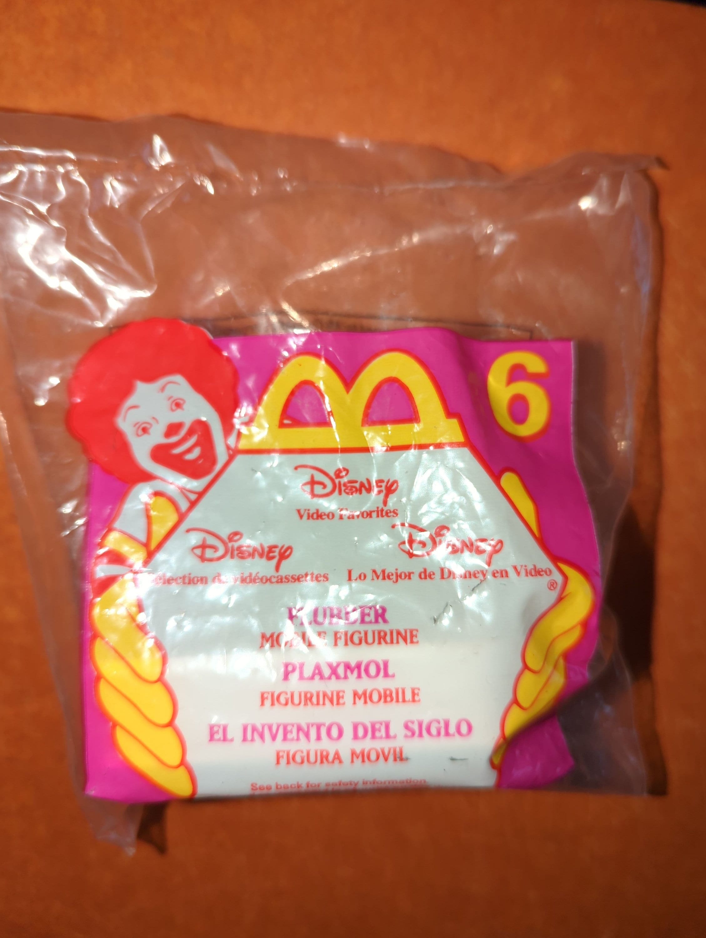 Disney FLUBBER Mcdonalds Happy Meal Toy 6 From 1998 Never Opened - Etsy