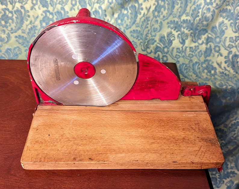 Antique German Countertop Bread / Meat Slicer in Excellent Working ...