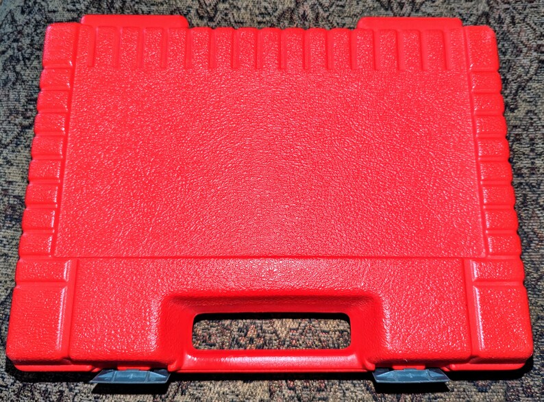 VINTAGE 1985 Red LEGO Carry Case Loaded With Vintage Building Bricks ...