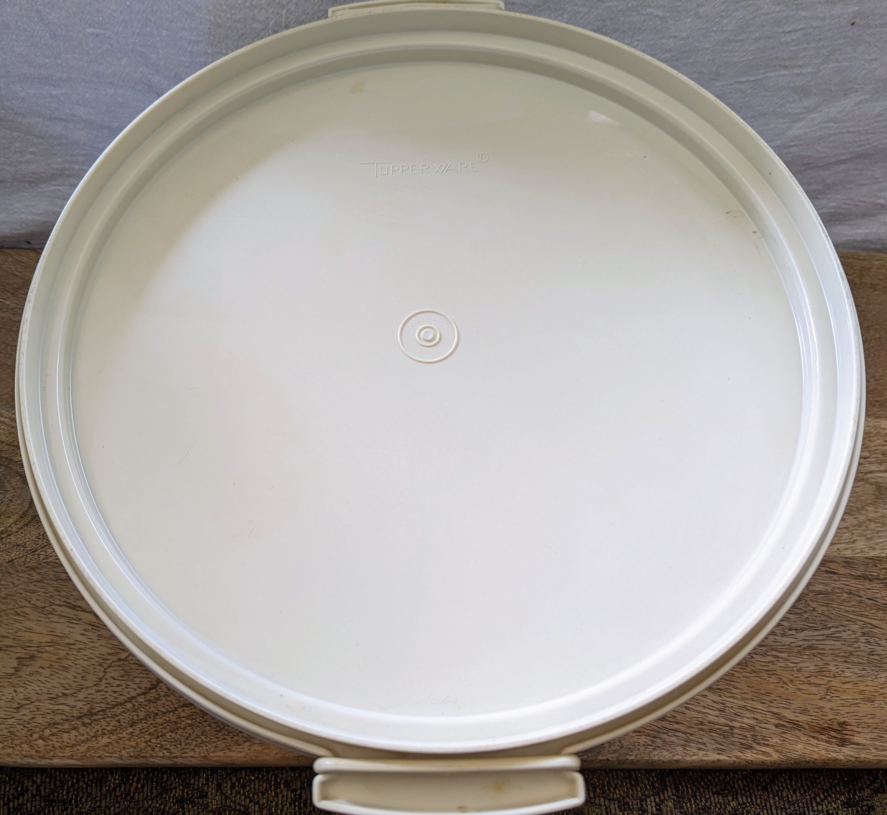 Vintage Tupperware Cake Carrier With Handle White Translucent - Etsy