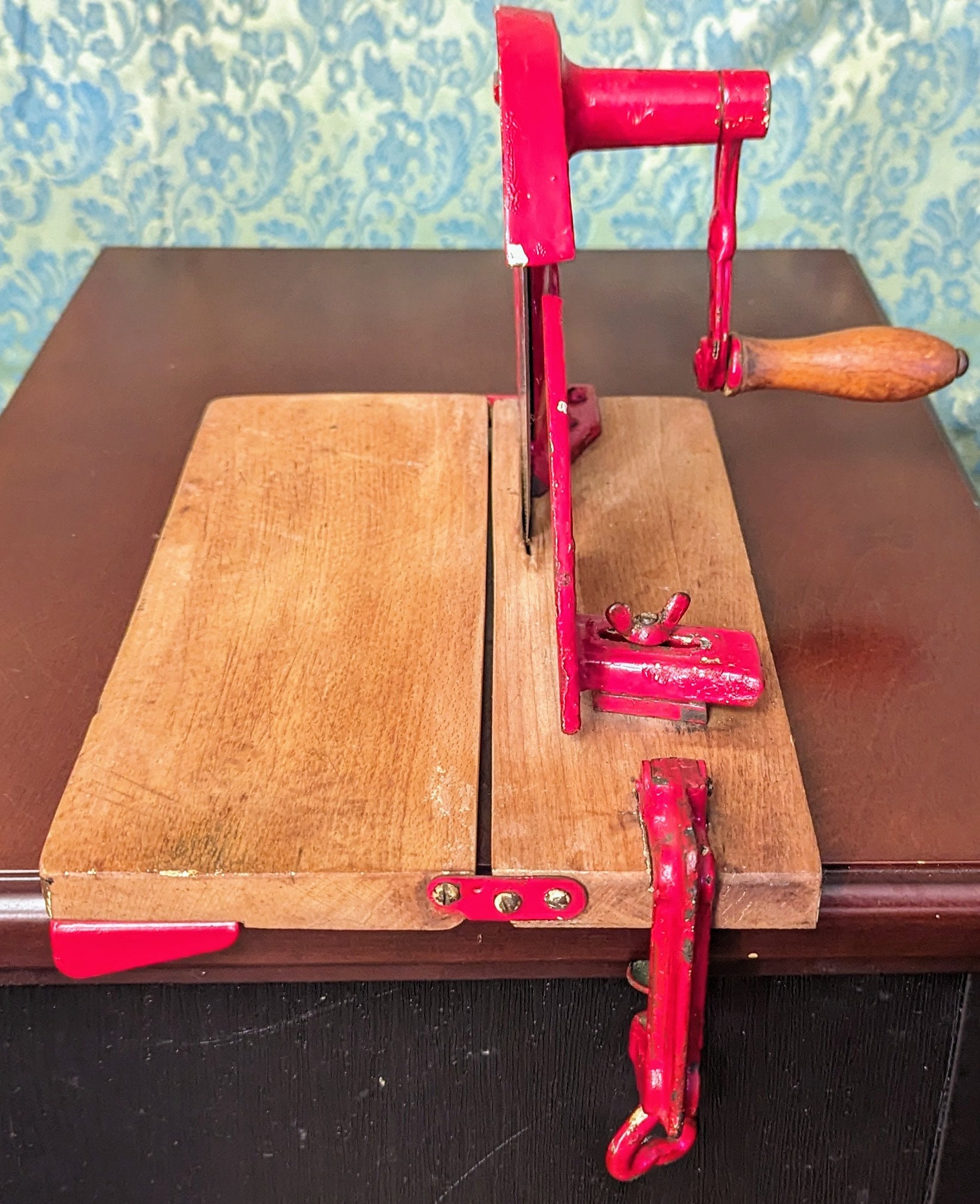 Antique German Countertop Bread / Meat Slicer in Excellent Working ...