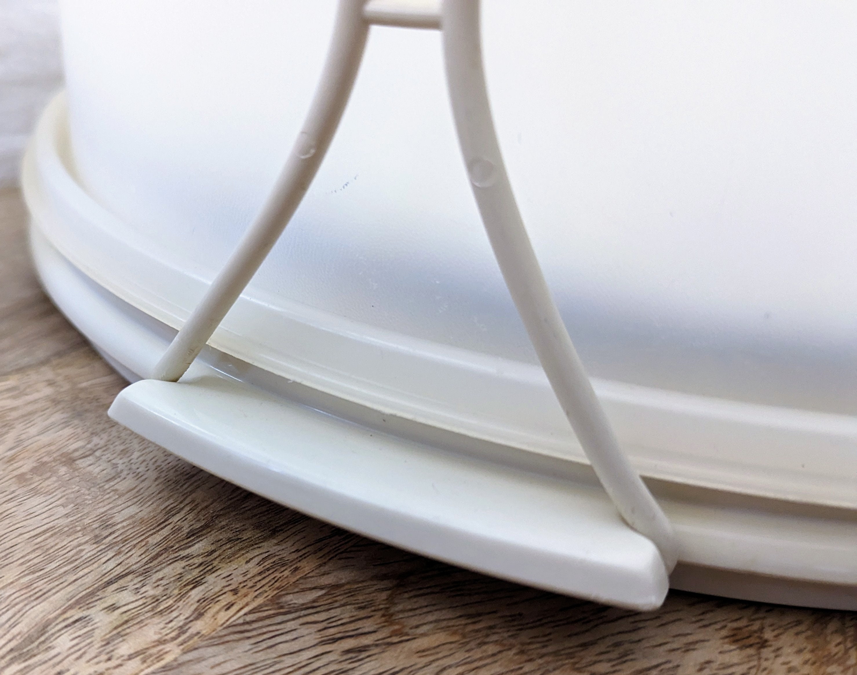 Vintage Tupperware Cake Carrier With Handle White Translucent - Etsy