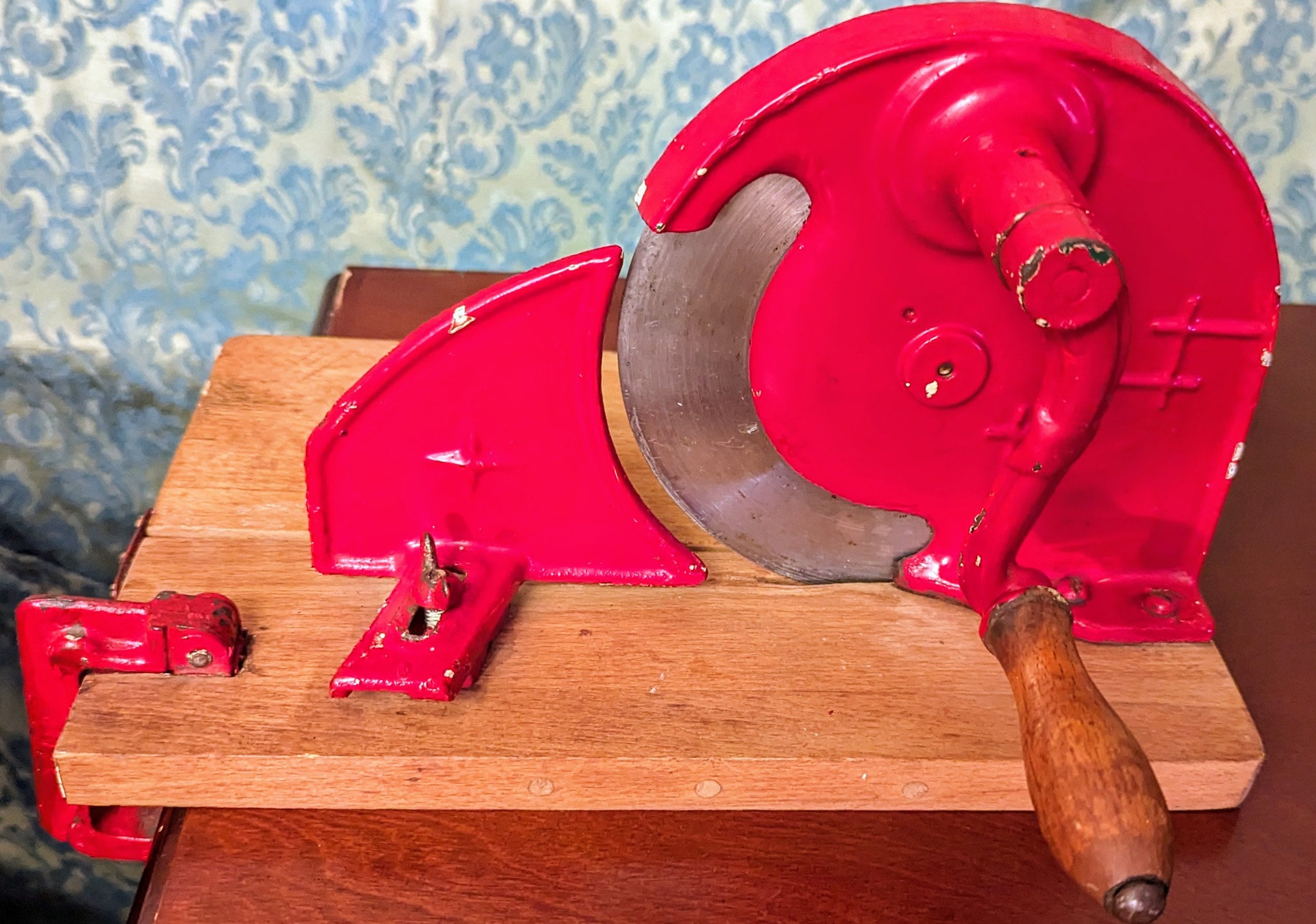 Antique German Countertop Bread / Meat Slicer in Excellent Working ...