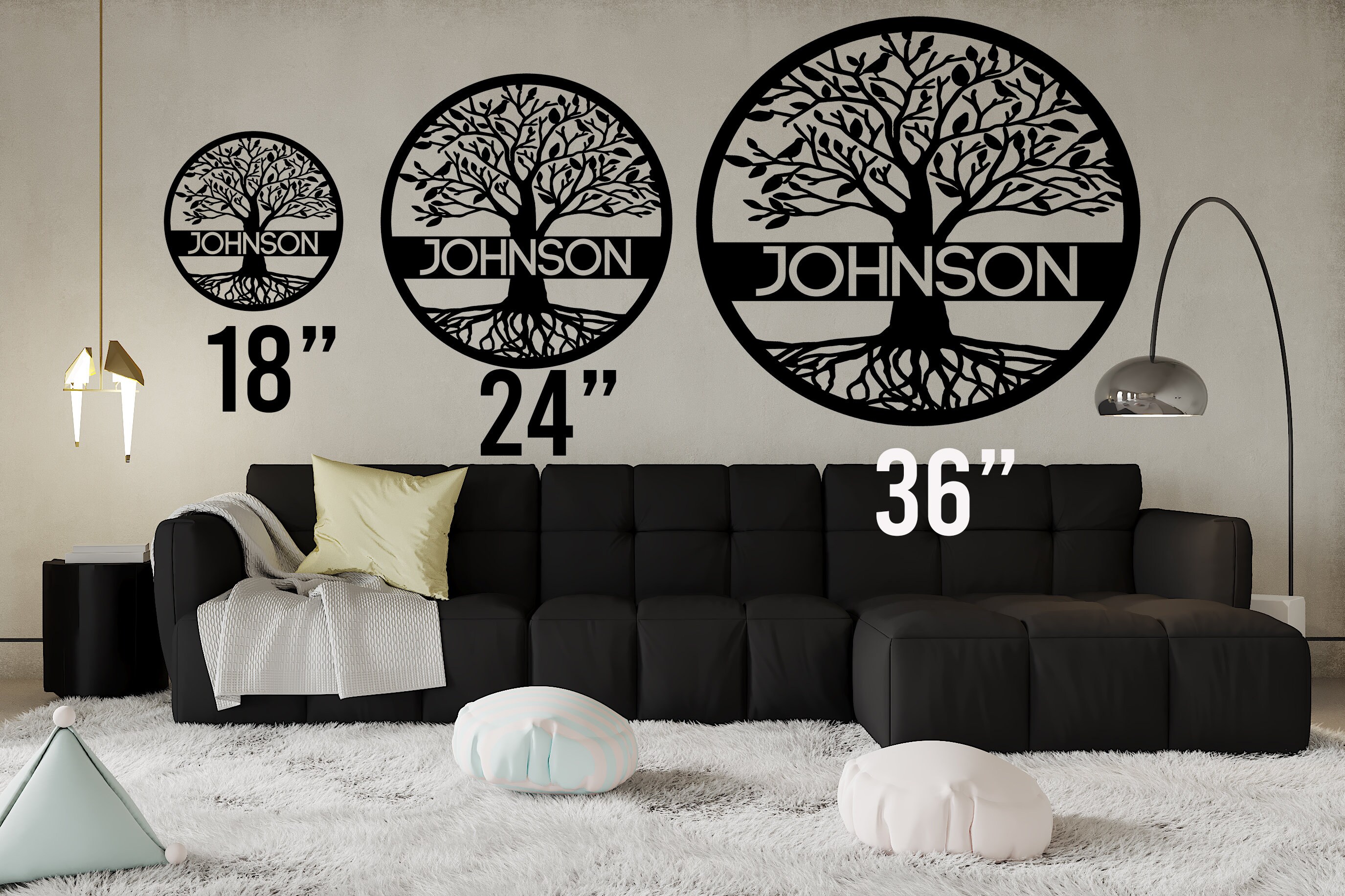 Metal Tree of Life Sign, Tree of Life With Personalized Name Metal Sign ...