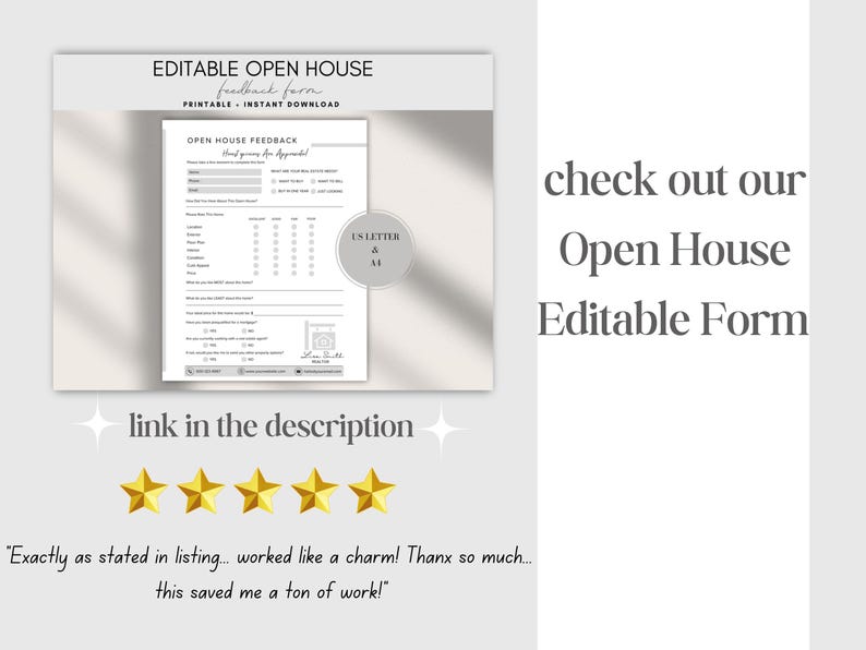 Real Estate Open House Flyer Template for Realtor Branding Modern ...