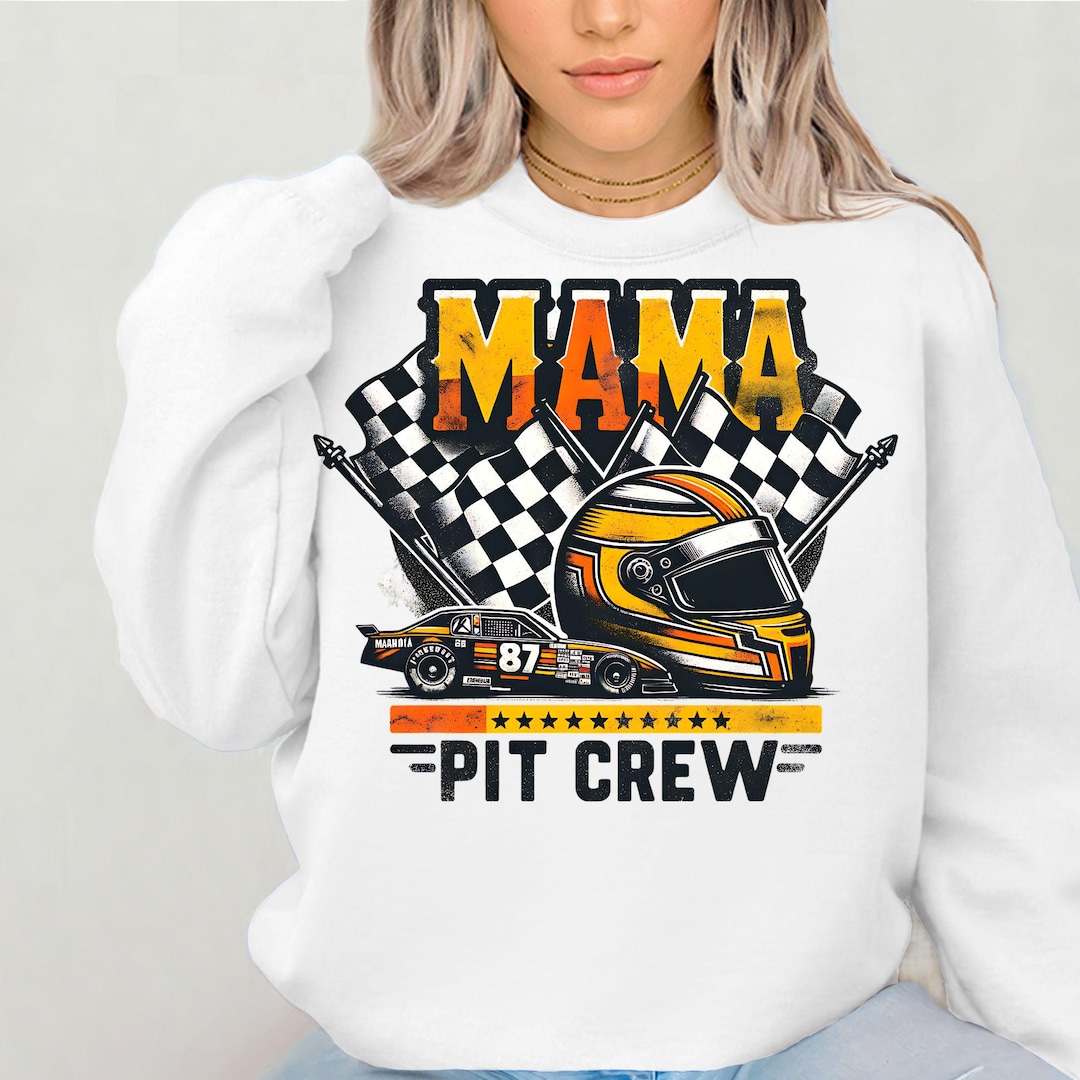 Pit Crew Mommy Png Pit Crew Mom, Pit Crew Mama PNG Mama Race Flag Png ...